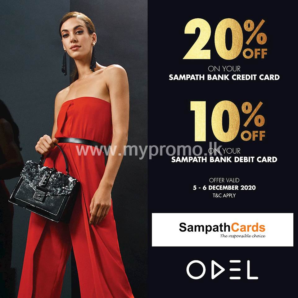 Enjoy 20% Off your purchases when you shop with your Sampath Bank ...
