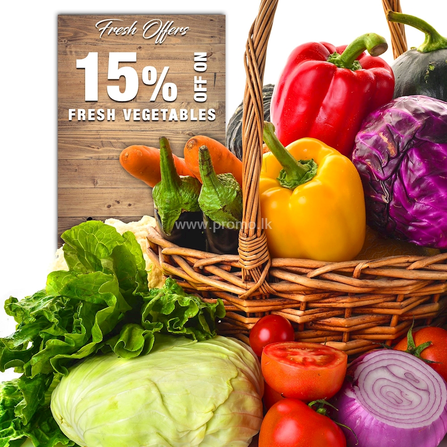 15% Off on Fresh Vegetables at Arpico Supercentre