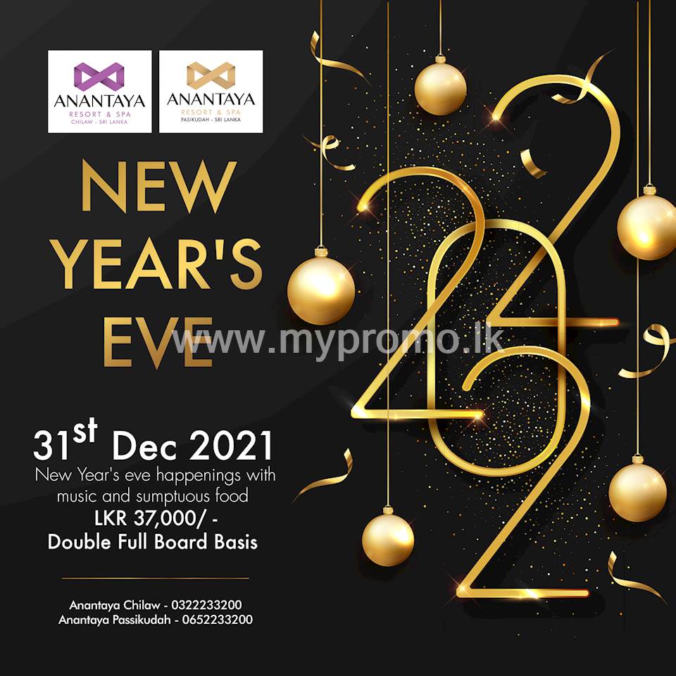 New Years Eve at Anantaya Resort & Spa | Anantaya Resort & Spa - Chilaw