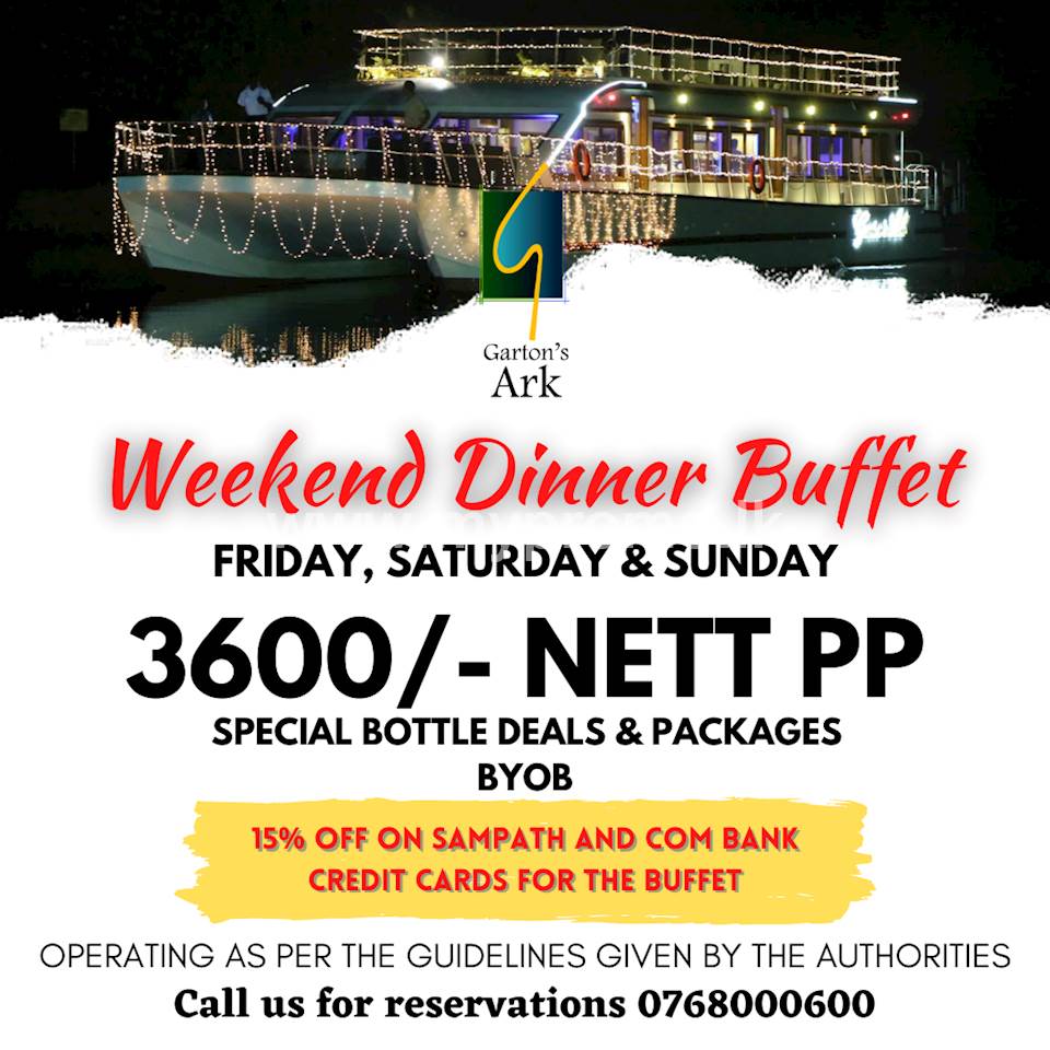 Weekend Dinner Buffet at Garton's Ark