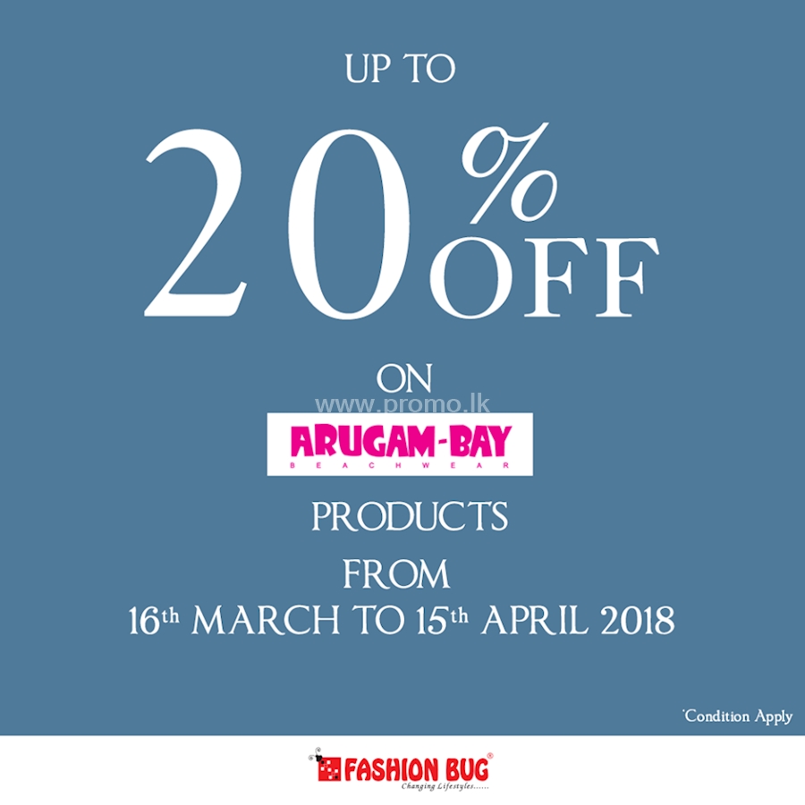 Up to 20% Off on Arugam-Bay products at Fashion Bug | Fashion Bug