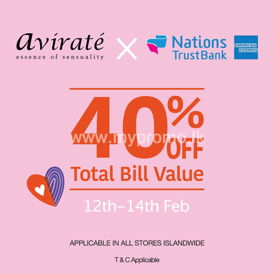 Celebrate this Valentine's with Avirate and get 40% off with your NTB ...