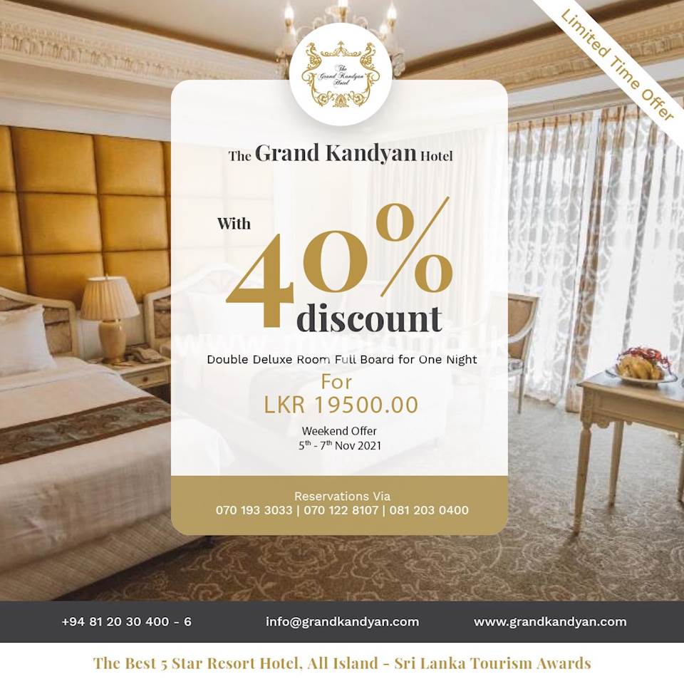 Weekend Offer at The Grand Kandyan Hotel | The Grand Kandyan Hotel