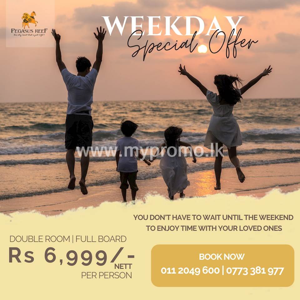 Weekday special offer at Pegasus Reef