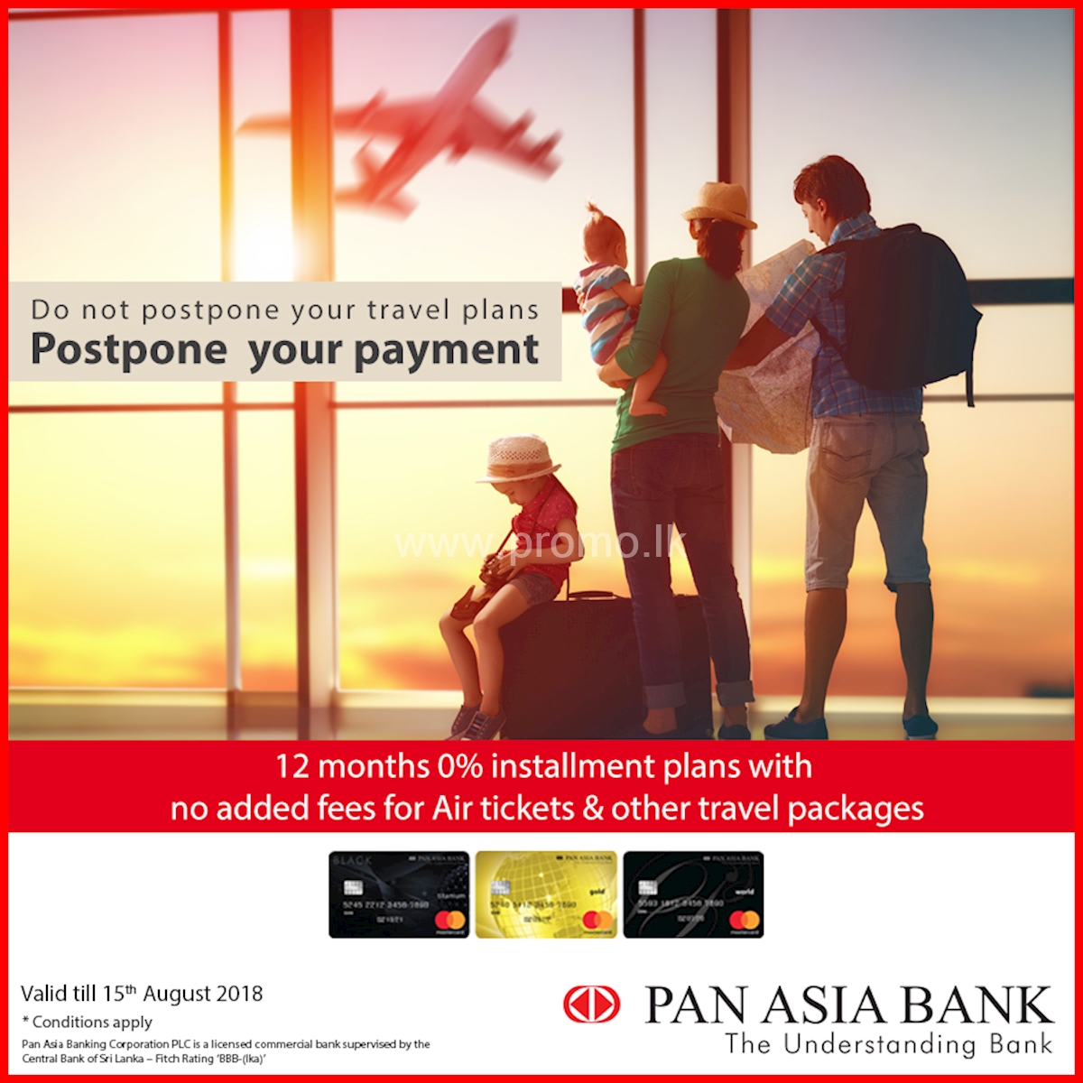 12 Months 0% Installment Plans with no added fees for Air tickets and ...