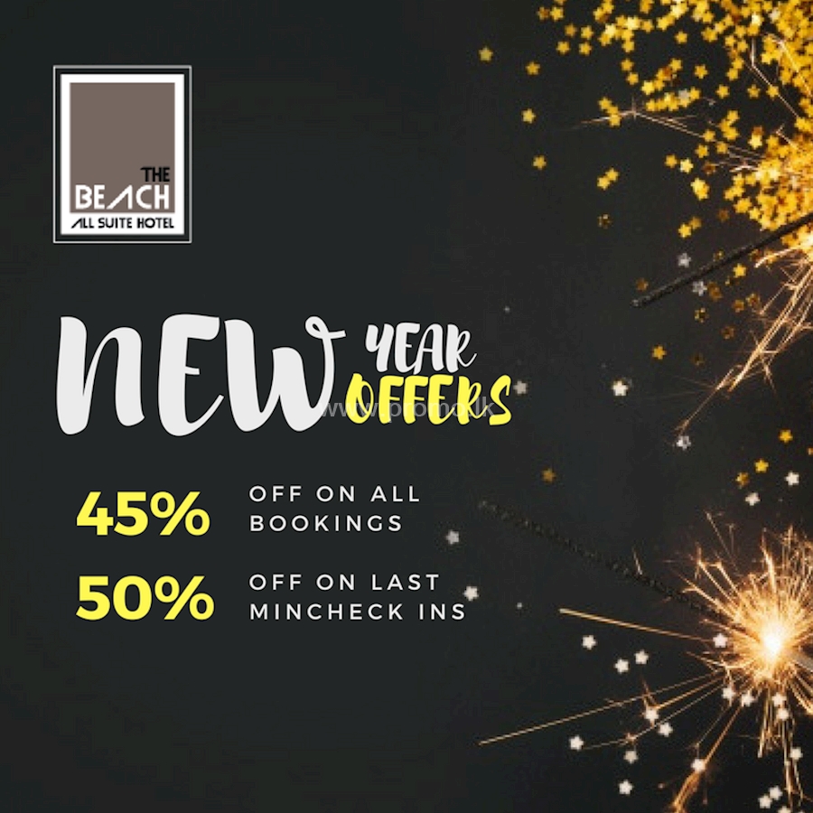 New Year Offers at The Beach All Suite Hotel