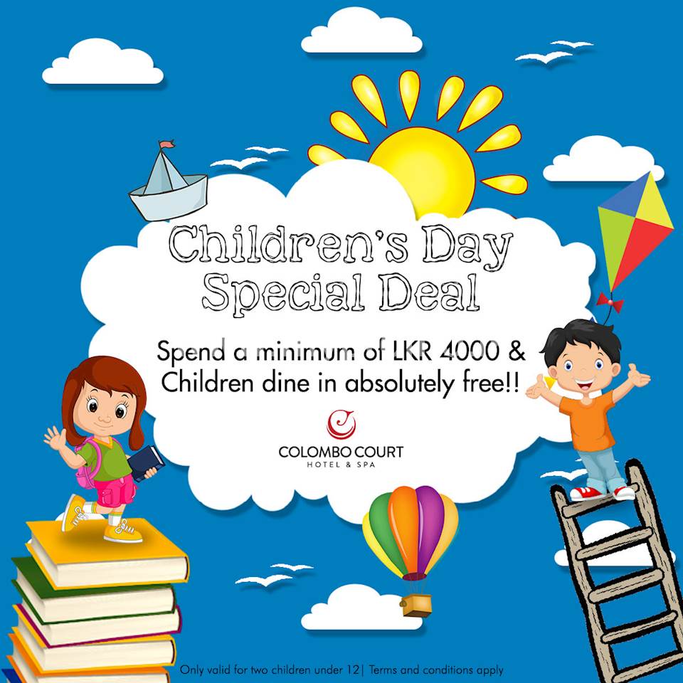 Children's Day Special Deal at Colombo Court Hotel & Spa