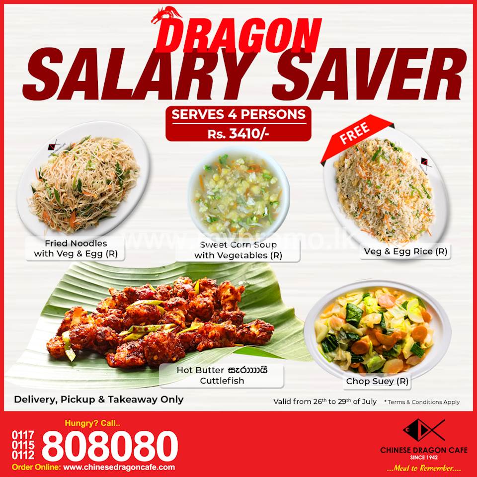 Enjoy Salary Day with Dragon Salary Saver! (for 4 persons)