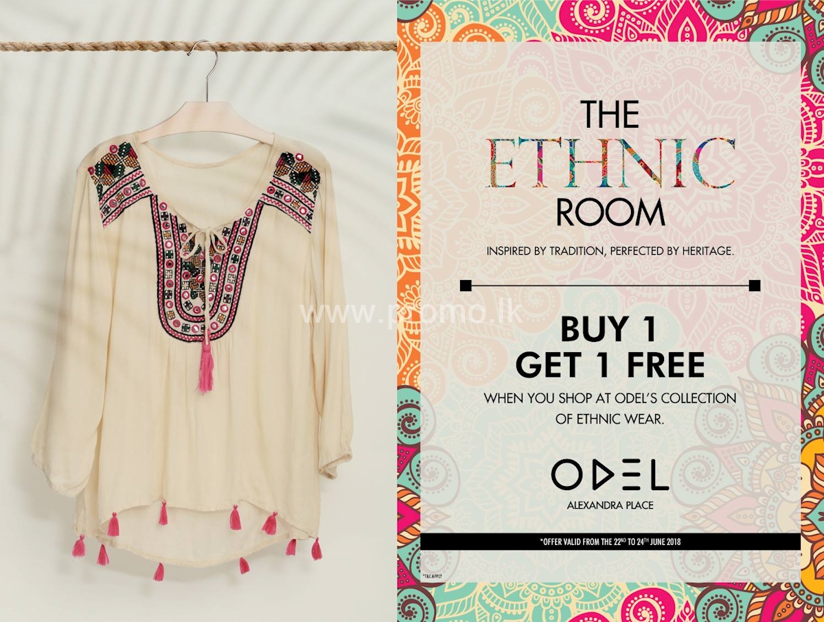 Buy 1 Get 1 Free when you shop at Odel's collection of Ethic wear