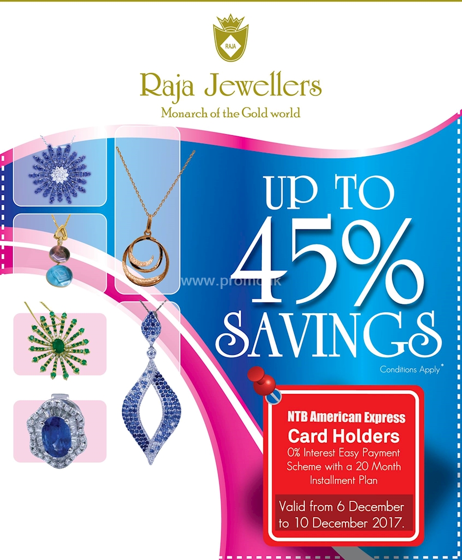 Ladies now enjoy 45% Off on your favourite jewels at Raja Jewellers ...