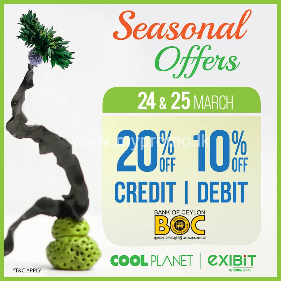 Enjoy 20% Off On BOC Credit Card & 10% Off On Debit Card at Cool Planet ...