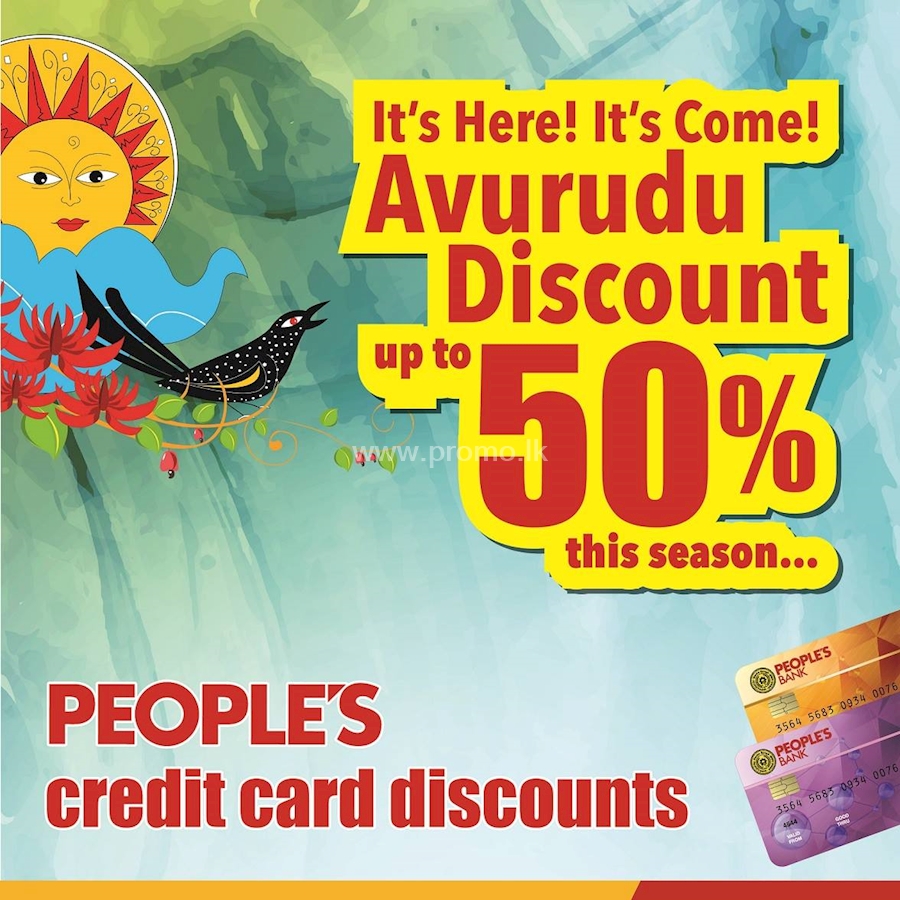 Avurudu Discount for up to 50% Off this season for People's Bank ...