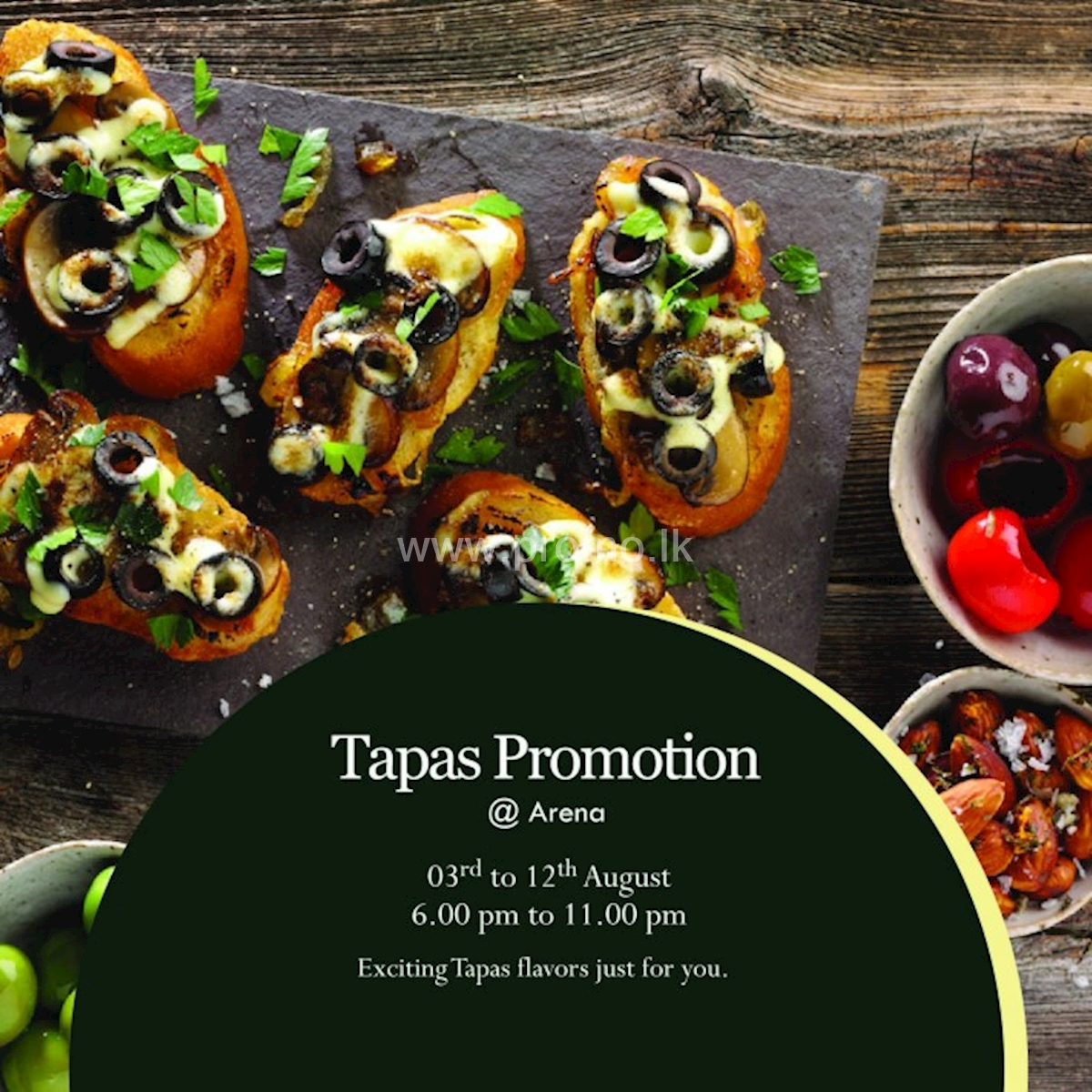 Tapas Promotion at Arena