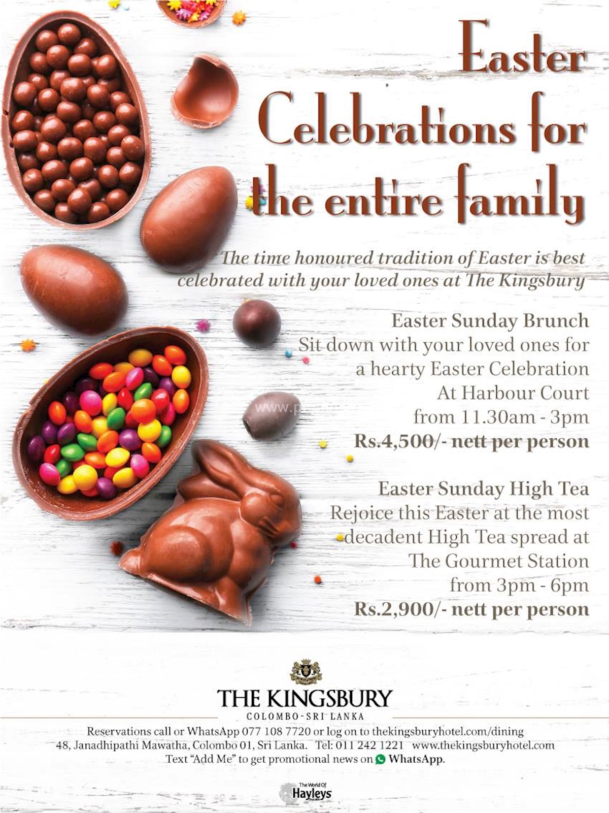 Easter Celebration at The Kingsbury | The Kingsbury Hotel