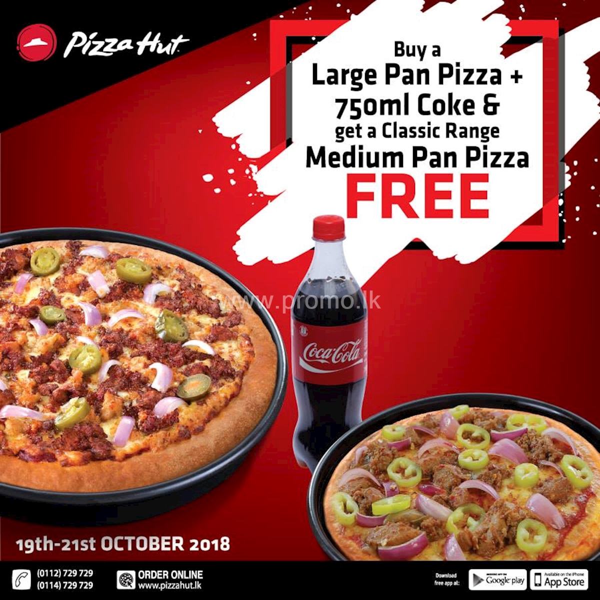 Tempt your taste buds with this exclusive offer only from Pizza Hut