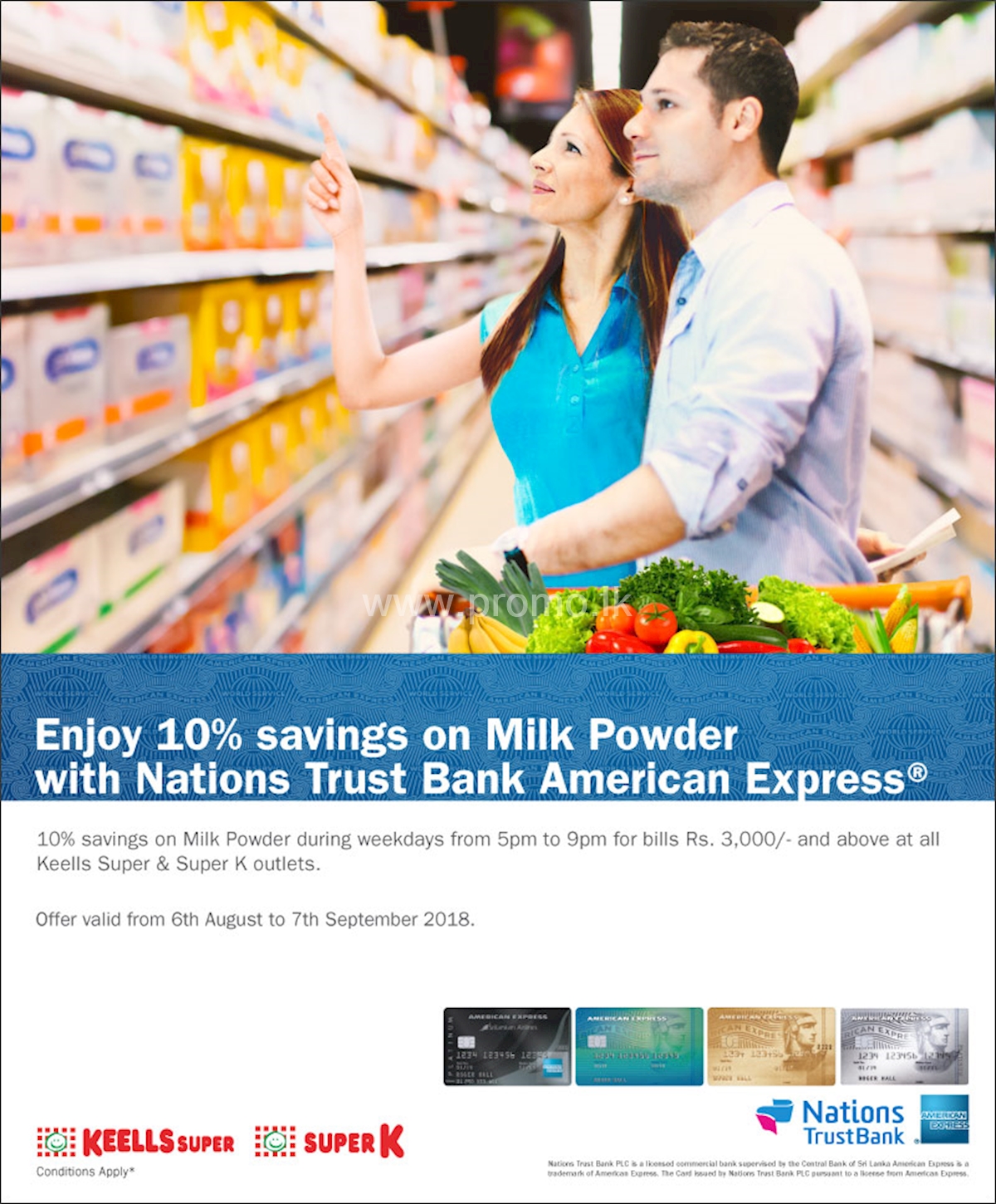 Enjoy 10% Off on Milk Powder with Nations Trust Bank American Express ...
