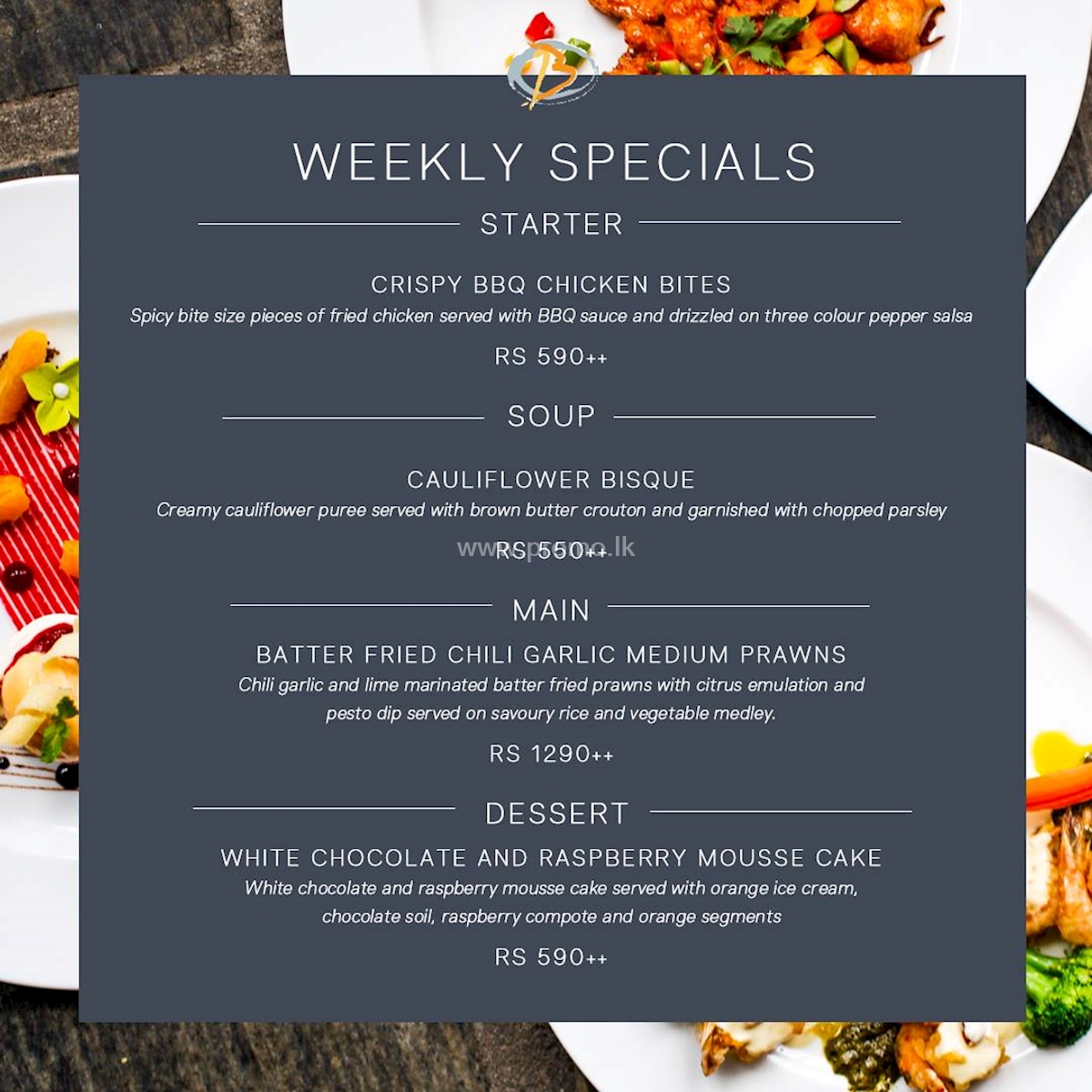 Weekly Specials Just For You at Cafe Beverly