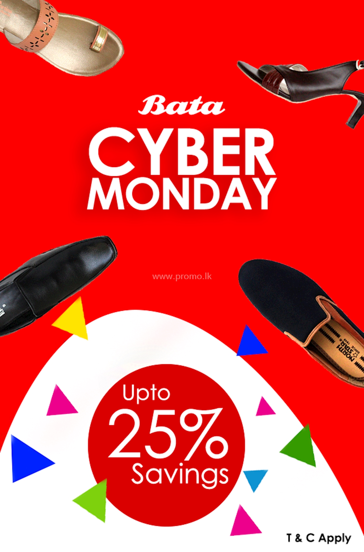 Up to 25% Off at Bata this Cyber Monday