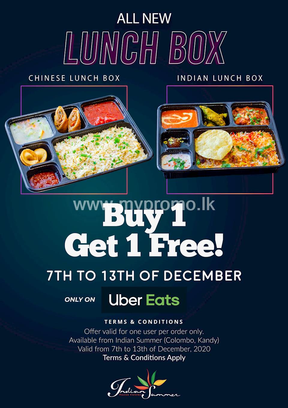 All-New Lunch Box - Buy 1 & Get 1 Free only on Uber Eats from Indian ...