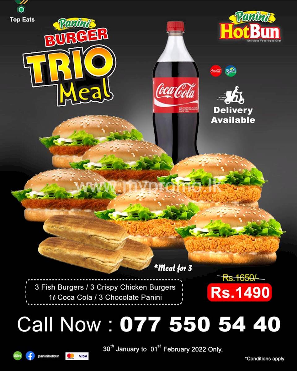 Panini Trio Meal..!