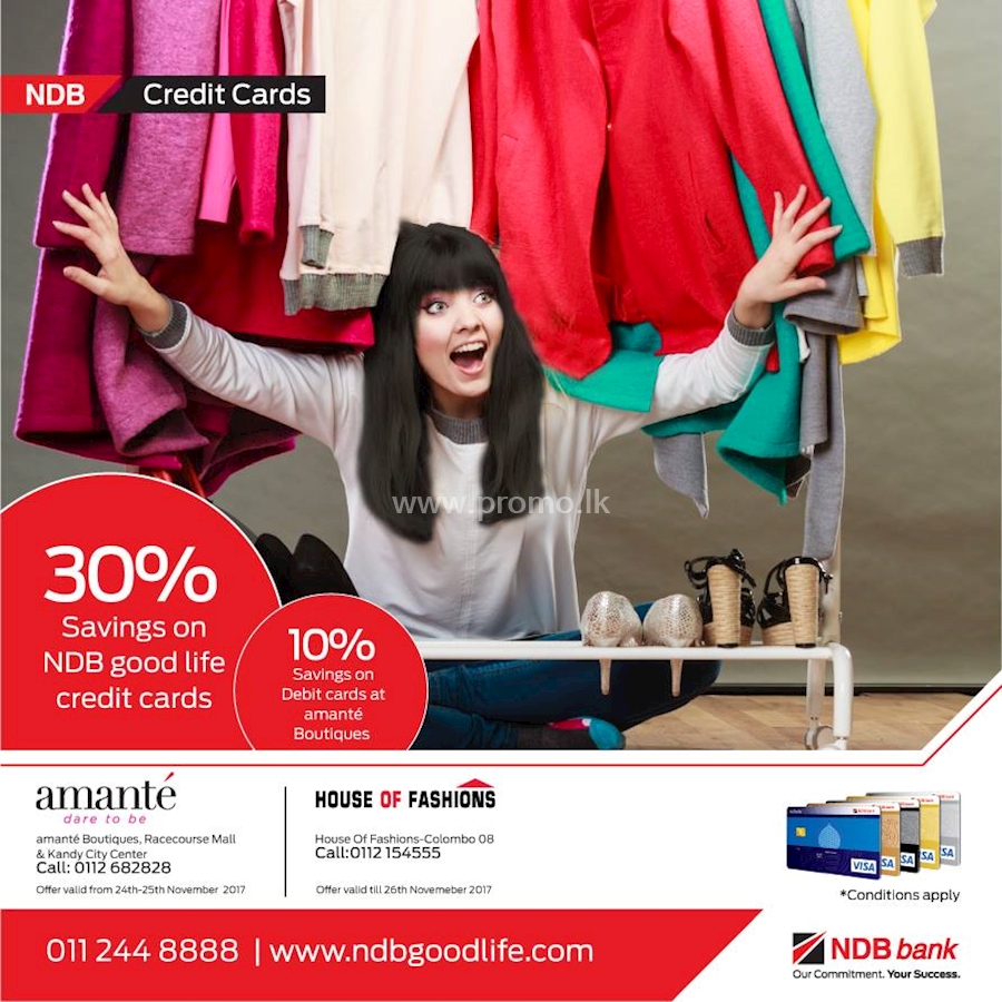 All NDB Cardholders, Get this amazing offers from these following outlets