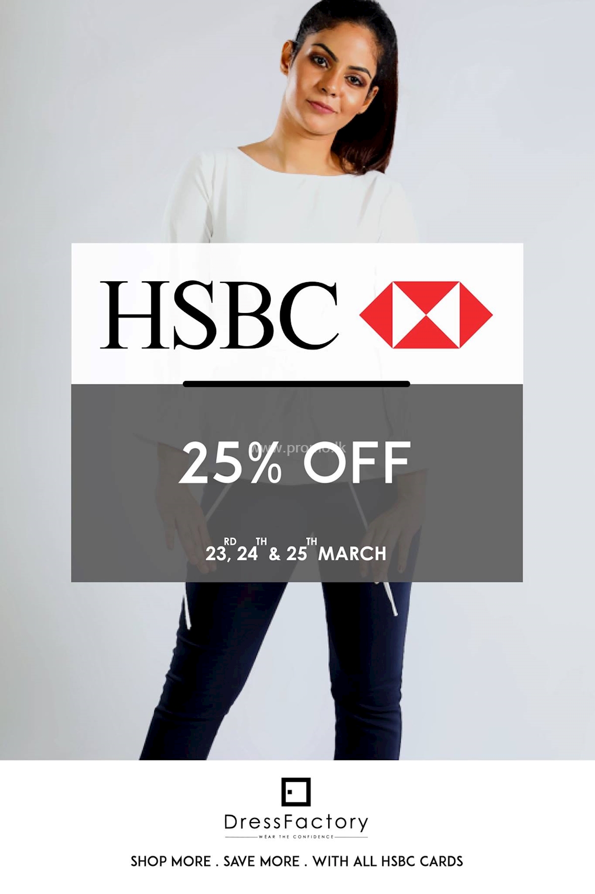 25% Off at Dress Factory on HSBC Cards