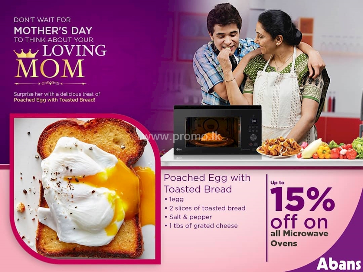 Up to 15% Off on all Microwave Ovens from Abans