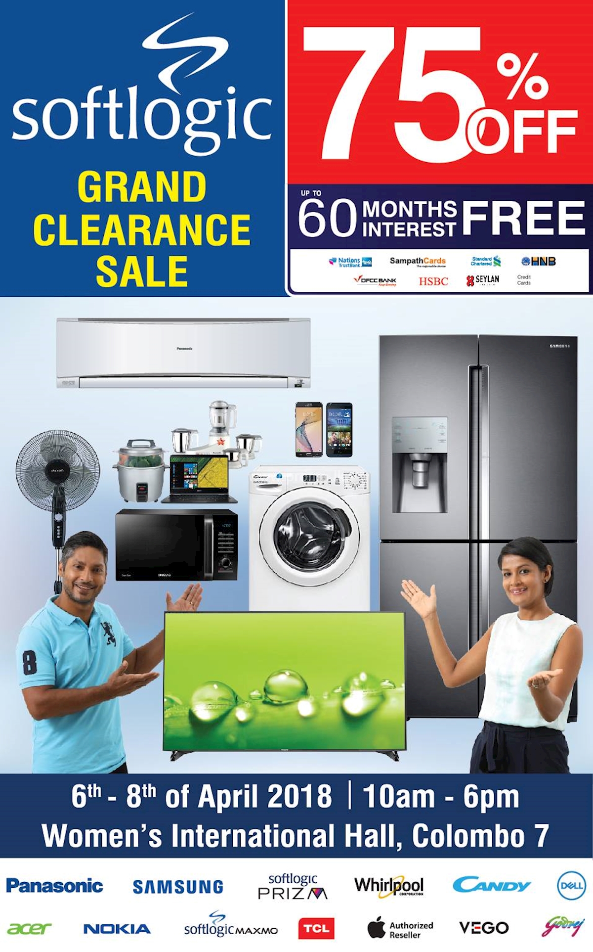Up to 75% Off at Softlogic Grand Clearance Sale