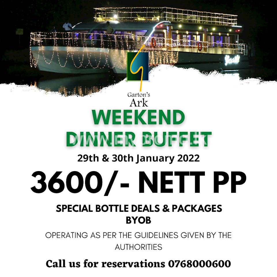 Weekend Dinner Buffet at Garton's Ark